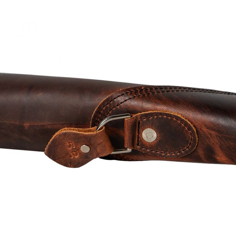 Heritage Leather Shotgun Case | Premium Bison Leather Gun Sleeve 49-55 ...